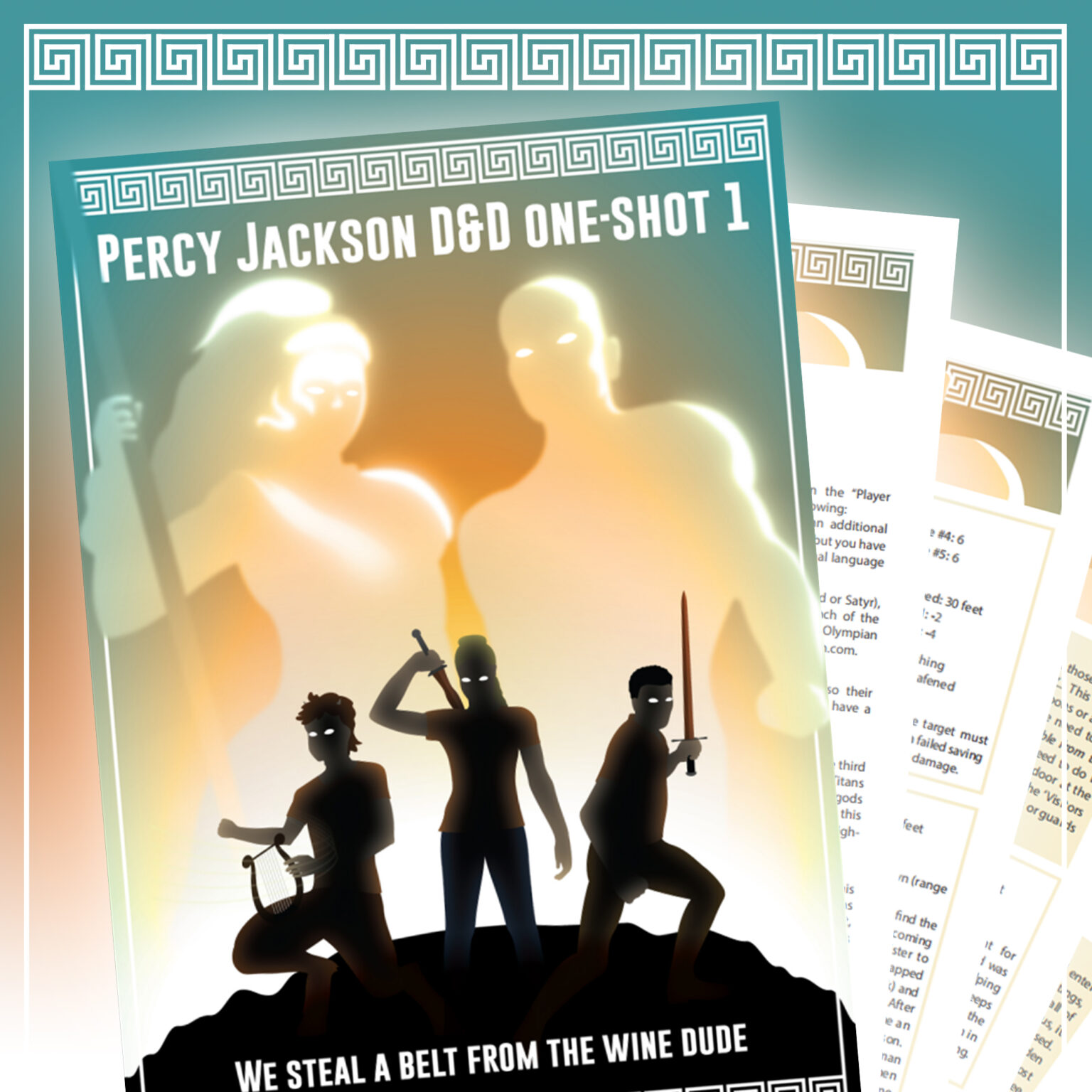 Percy Jackson D&D One-Shot – We Steal a Belt From the Wine Dude