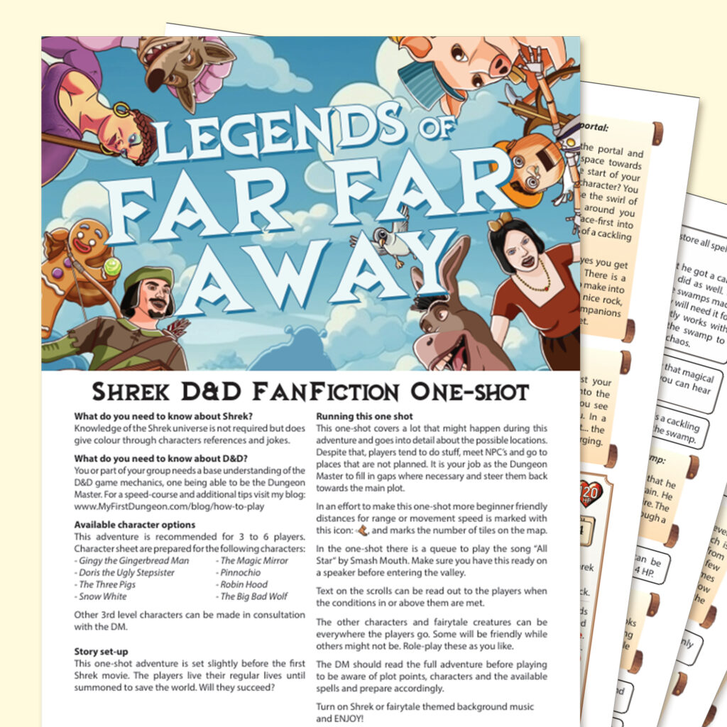 Shrek D&D One Shot - My First Dungeon